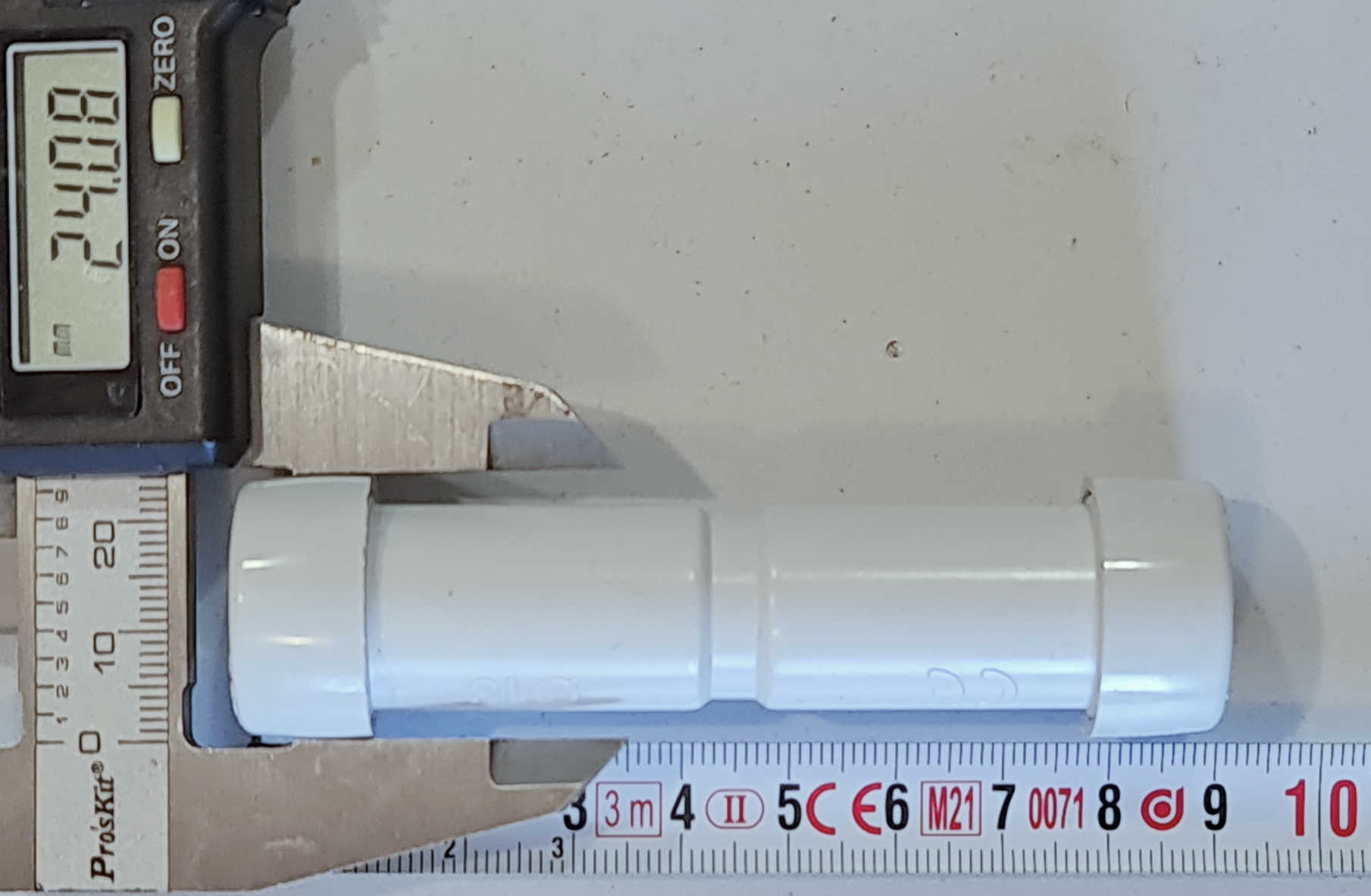 Sujungimas tiesus MY16-MS16 IP65 vamzd. EC71016 elettrocanali (52300444 ...