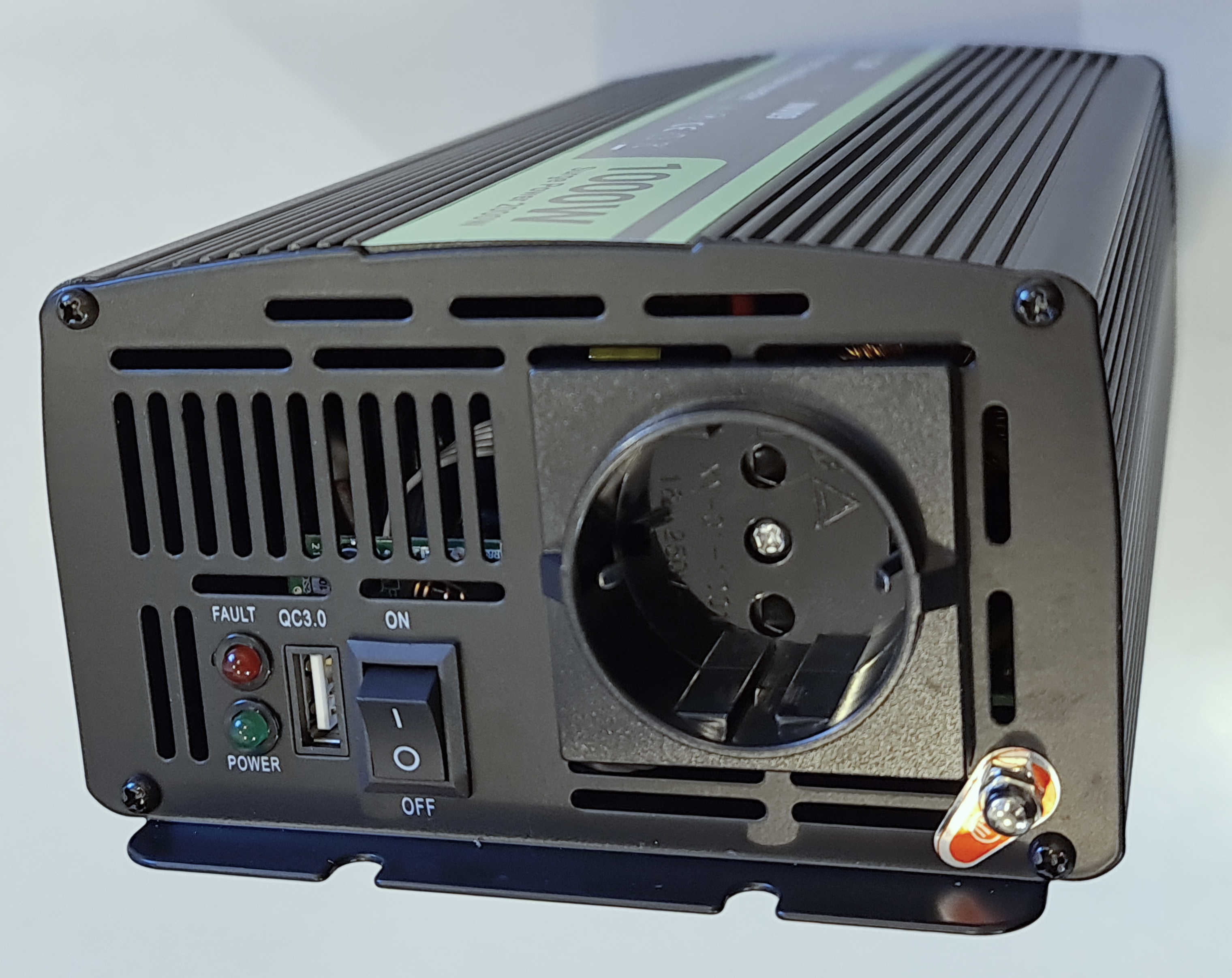 Keitiklis įtampos 12V/230V 1000W (2000W) 50Hz tikro sunuso Green Cell ...