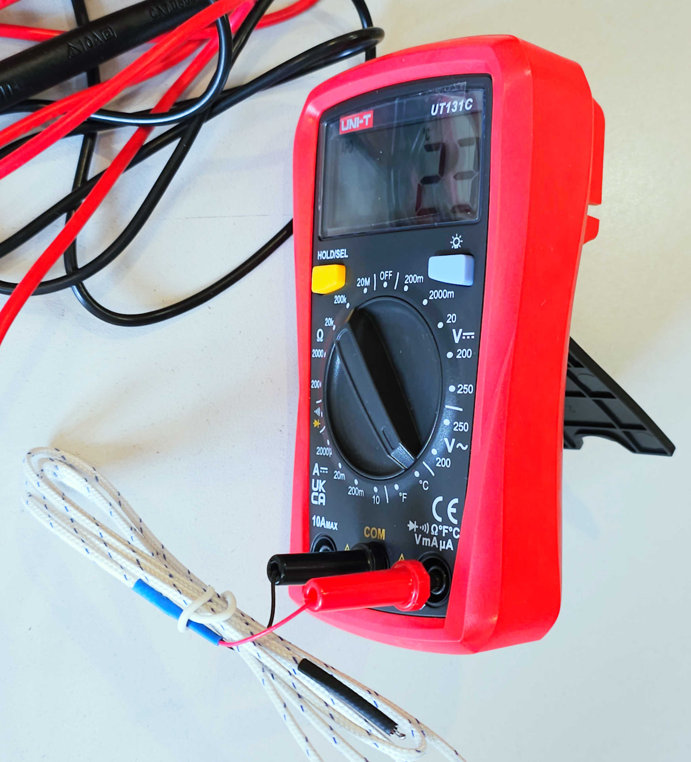 Testeris Multimetras UT131C CAT II su temperatūros matavimu (UT131C ...